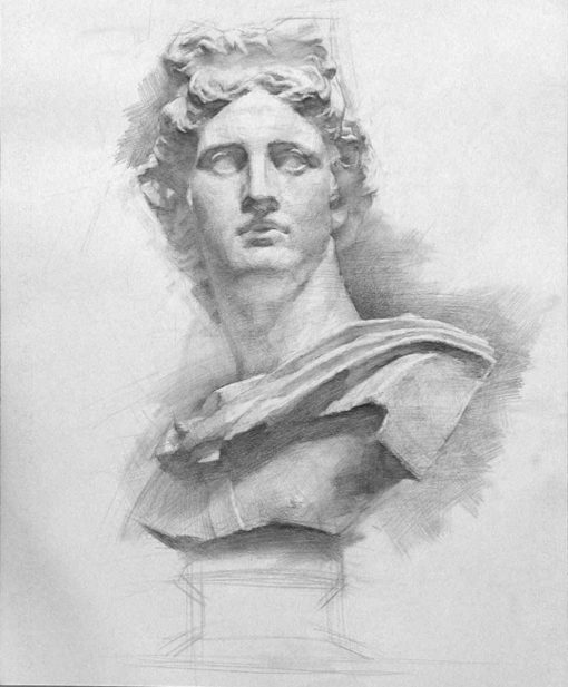 Apollo_pencil_drawing paper_4 | Yim Maukun