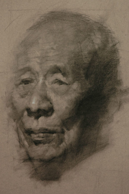 Head Drawing (Charcoal Pencil) – A Step-by-Step Guide | Yim Maukun