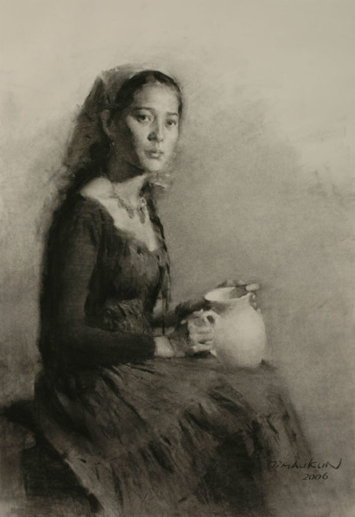 Portrait Drawing (Charcoal) – A Step-by-Step Guide | Yim Maukun